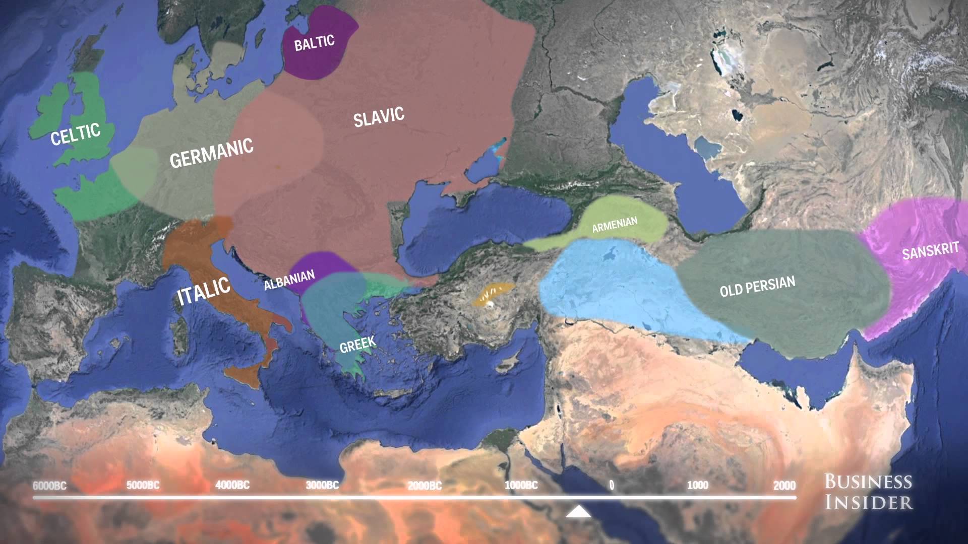 Animated Map Shows How Indo-European Languages May Have Evolved ...